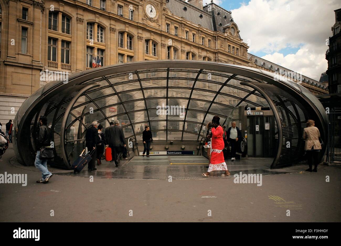 AJAXNETPHOTO. PARIS, FRANCE. - METRO ENTRANCE - ENTRANCE TO CITY ...
