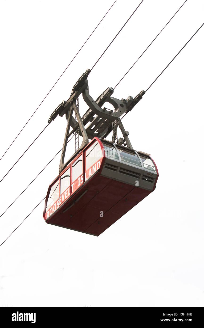 Overhead cable car, New York, USA Stock Photo - Alamy