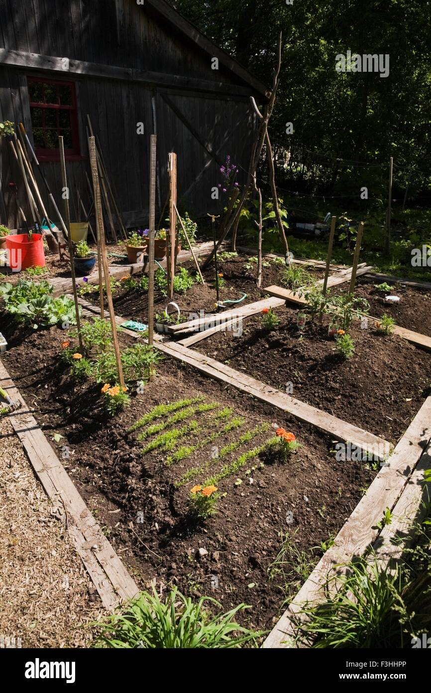 Backyard plots hi-res stock photography and images - Alamy