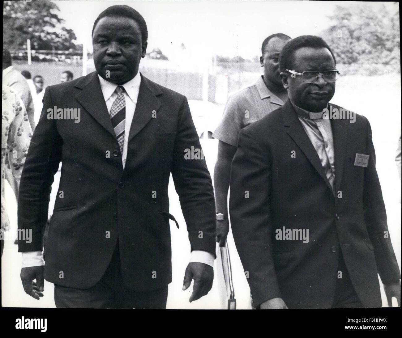 Feb. 24, 1967 - Rhodesia Sithole & Muzerewa In Sombre Mood © Keystone ...