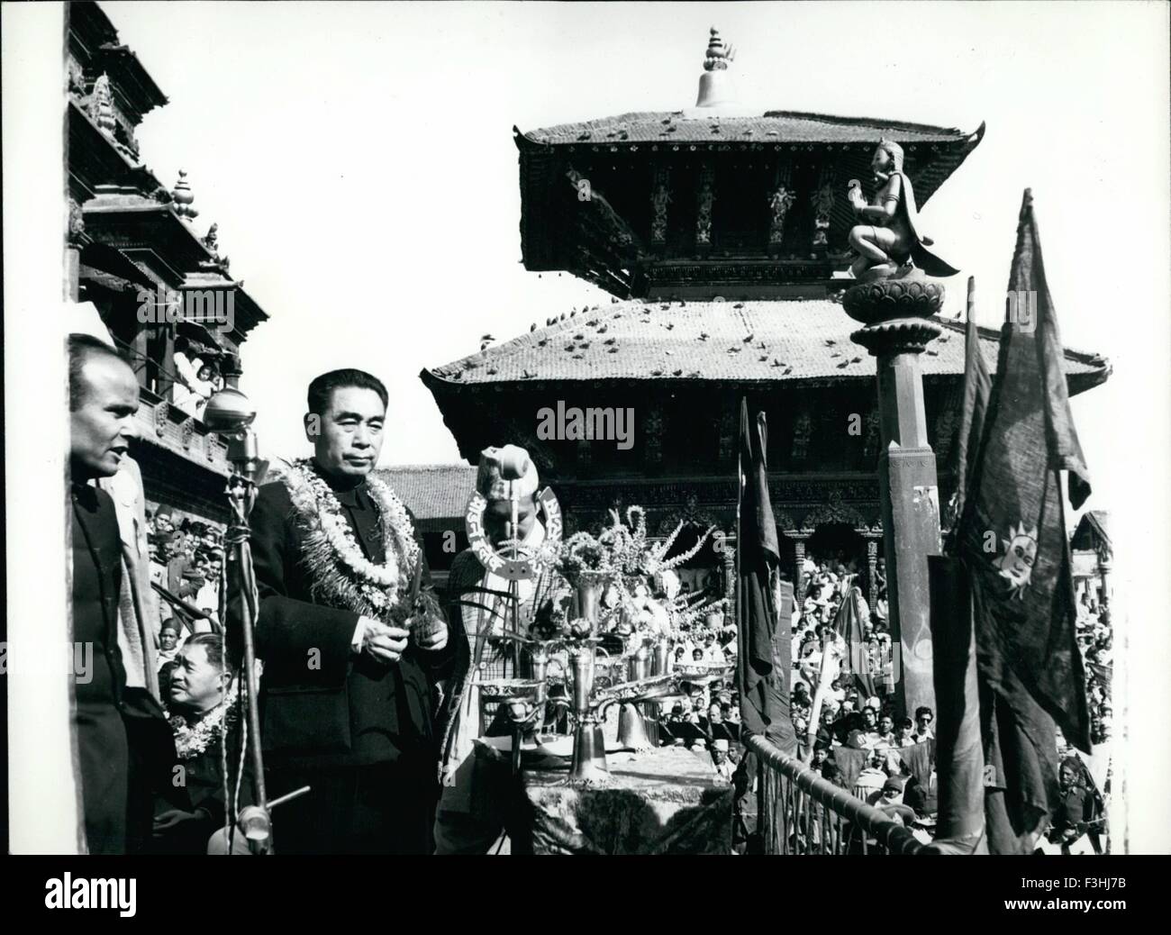 Feb. 24, 1972 - Nepal: Red China boss, Choe En Lai on an official visit ...