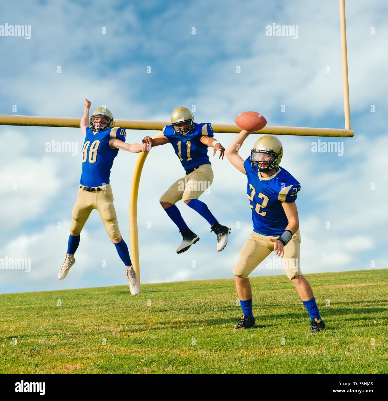 Footballers Goal High Resolution Stock Photography and Images - Alamy