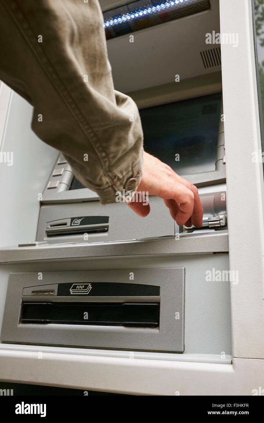 Hands on the button hi-res stock photography and images - Alamy