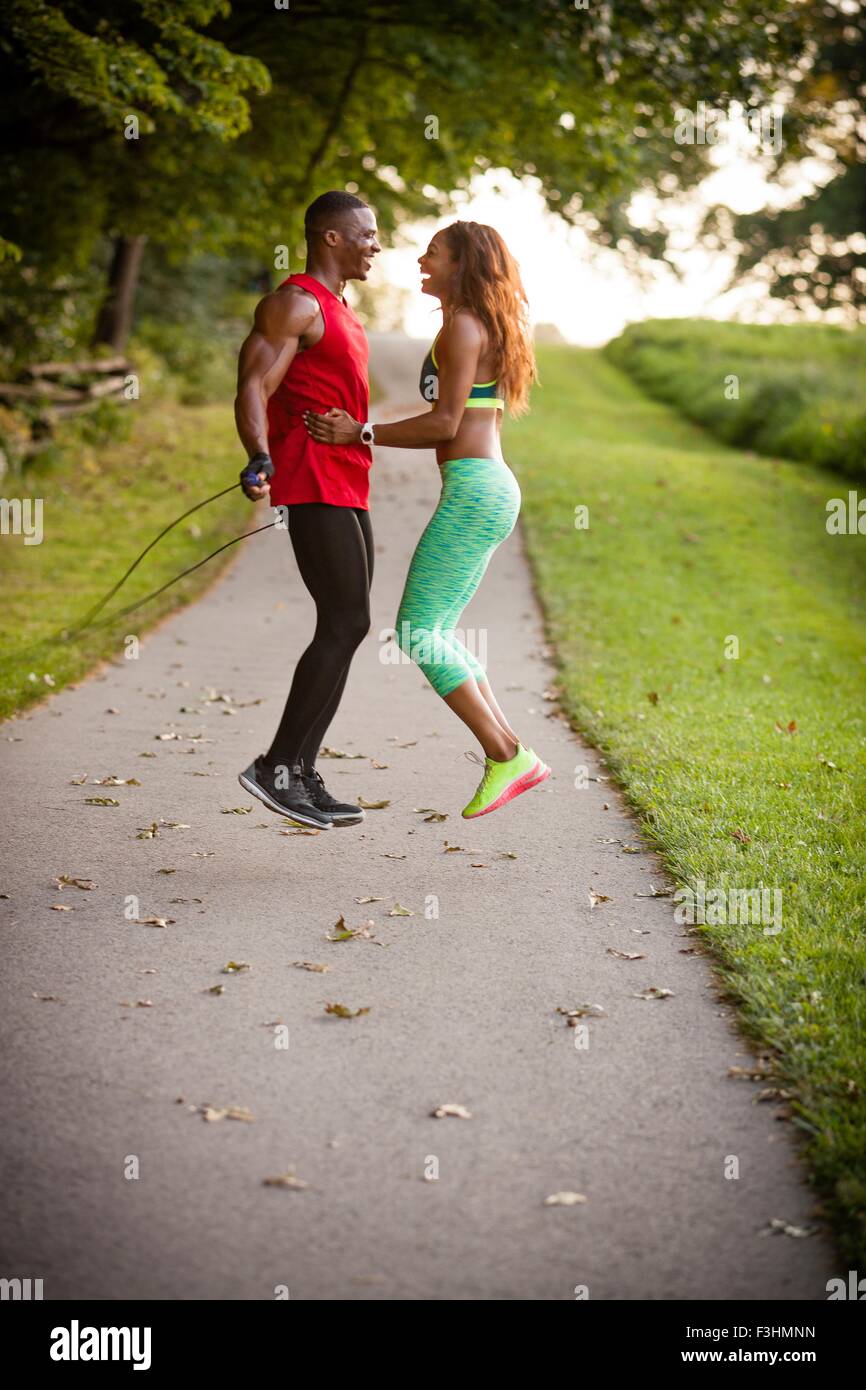 Skipping High Resolution Stock Photography and Images - Alamy