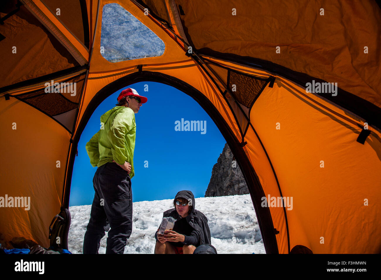 Climbers tents hi-res stock photography and images - Alamy