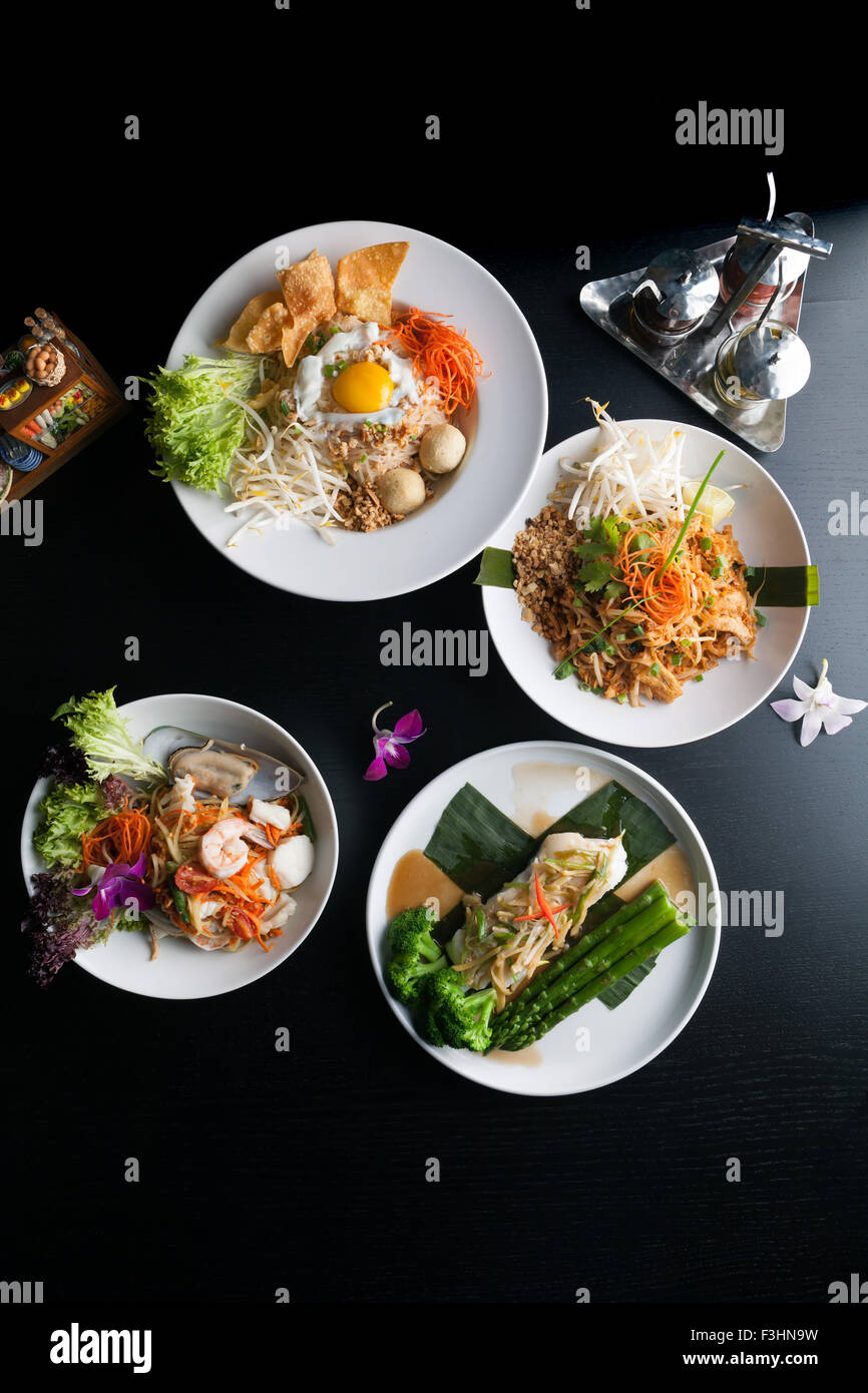 Authentic Thai Dishes Stock Photo - Alamy