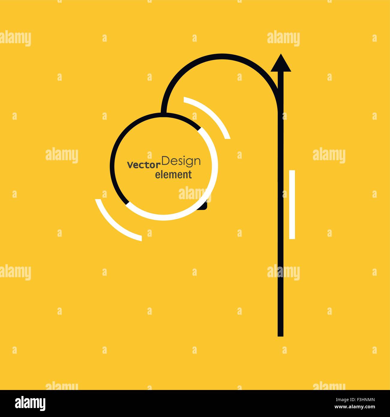 Iron hanging street lamp Stock Vector Images - Alamy