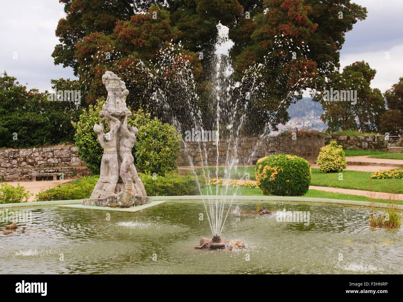 Vigo Castle Botanical Gardens. The botanical gardens within San ...