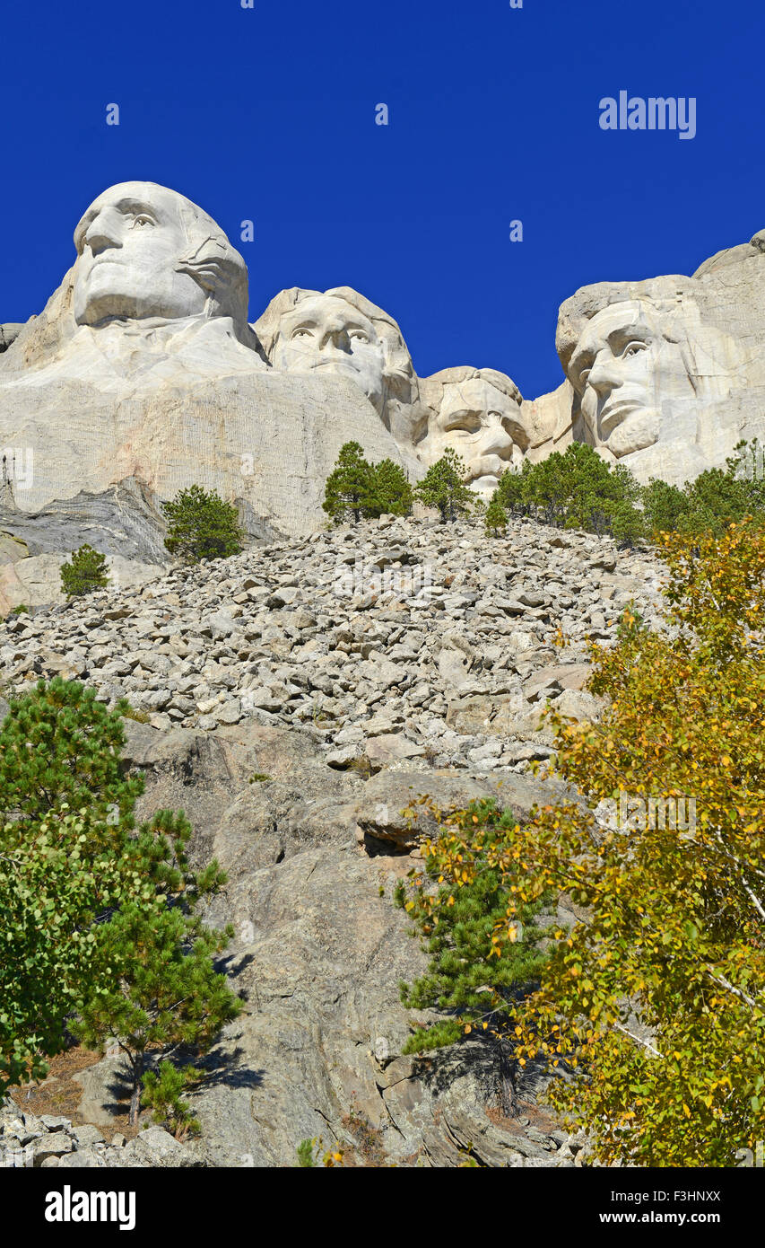 Mount Rushmore National Memorial, symbol of America located in the ...