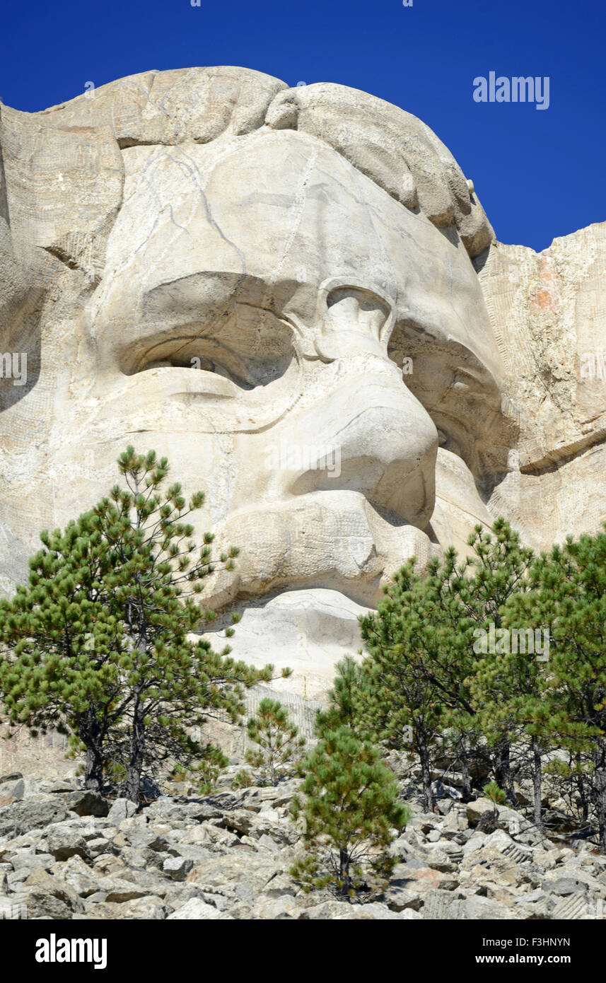 Mount Rushmore National Memorial, symbol of America located in the ...
