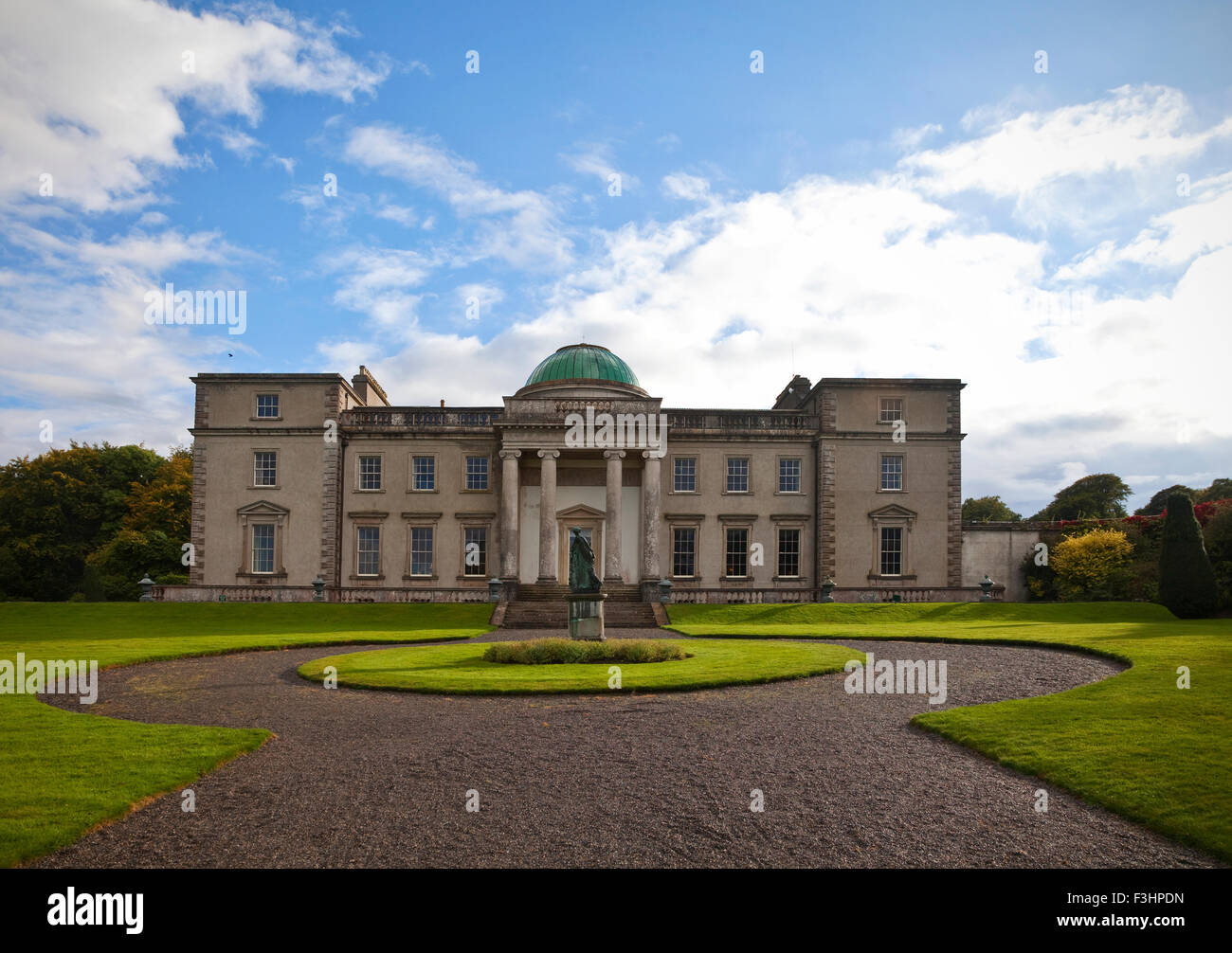 The Garden side of Neo-classical Emo Court, designed James Gandon in ...