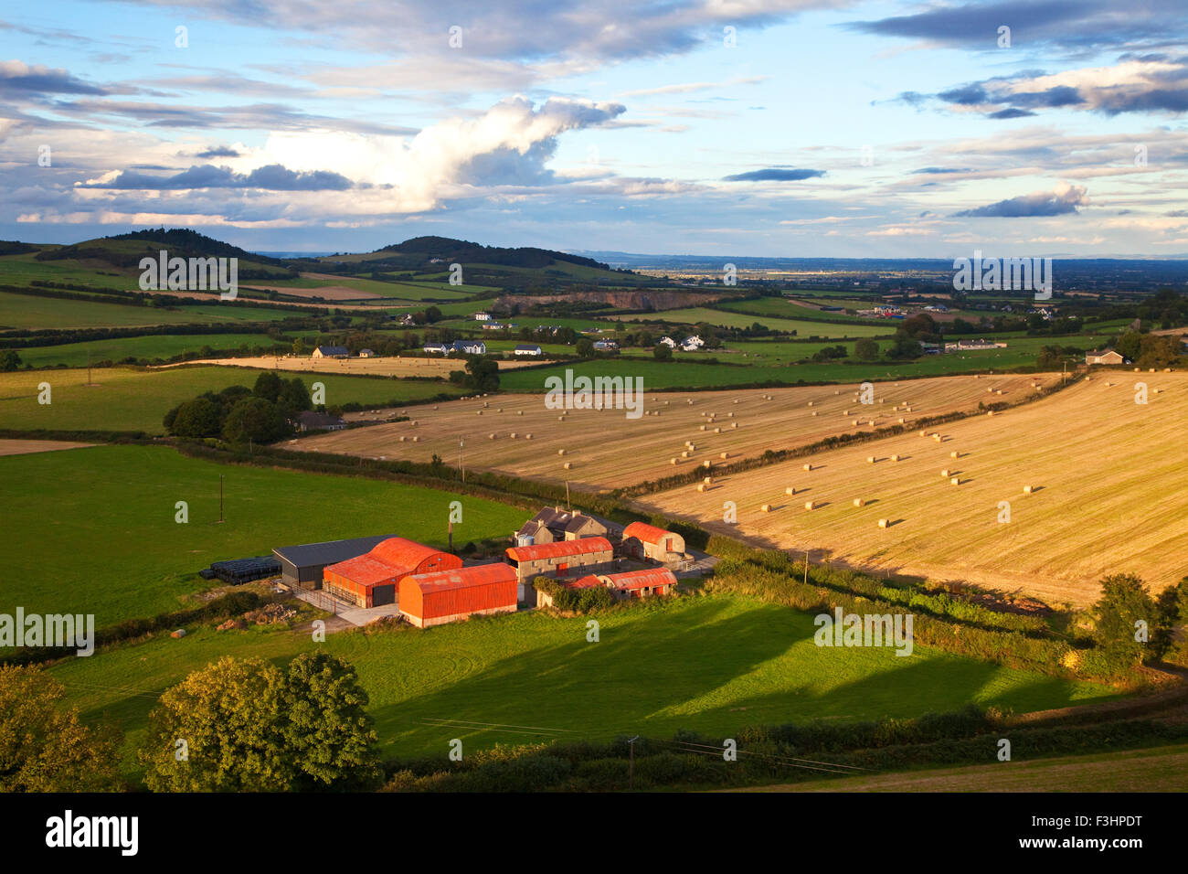 Aerial view farmyard hi-res stock photography and images - Alamy