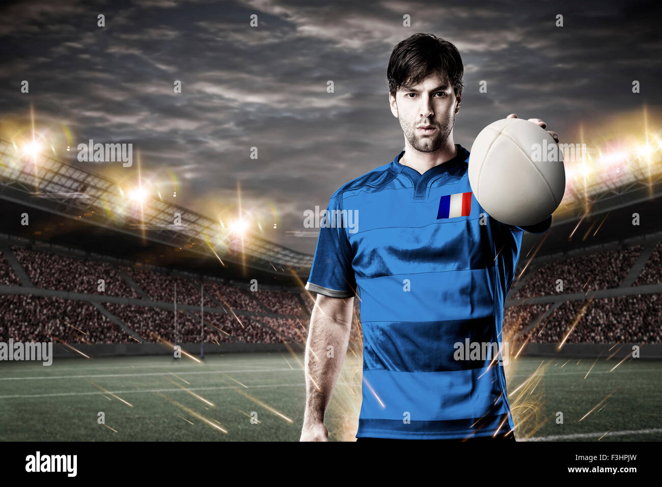 French rugby jersey hi-res stock photography and images - Alamy