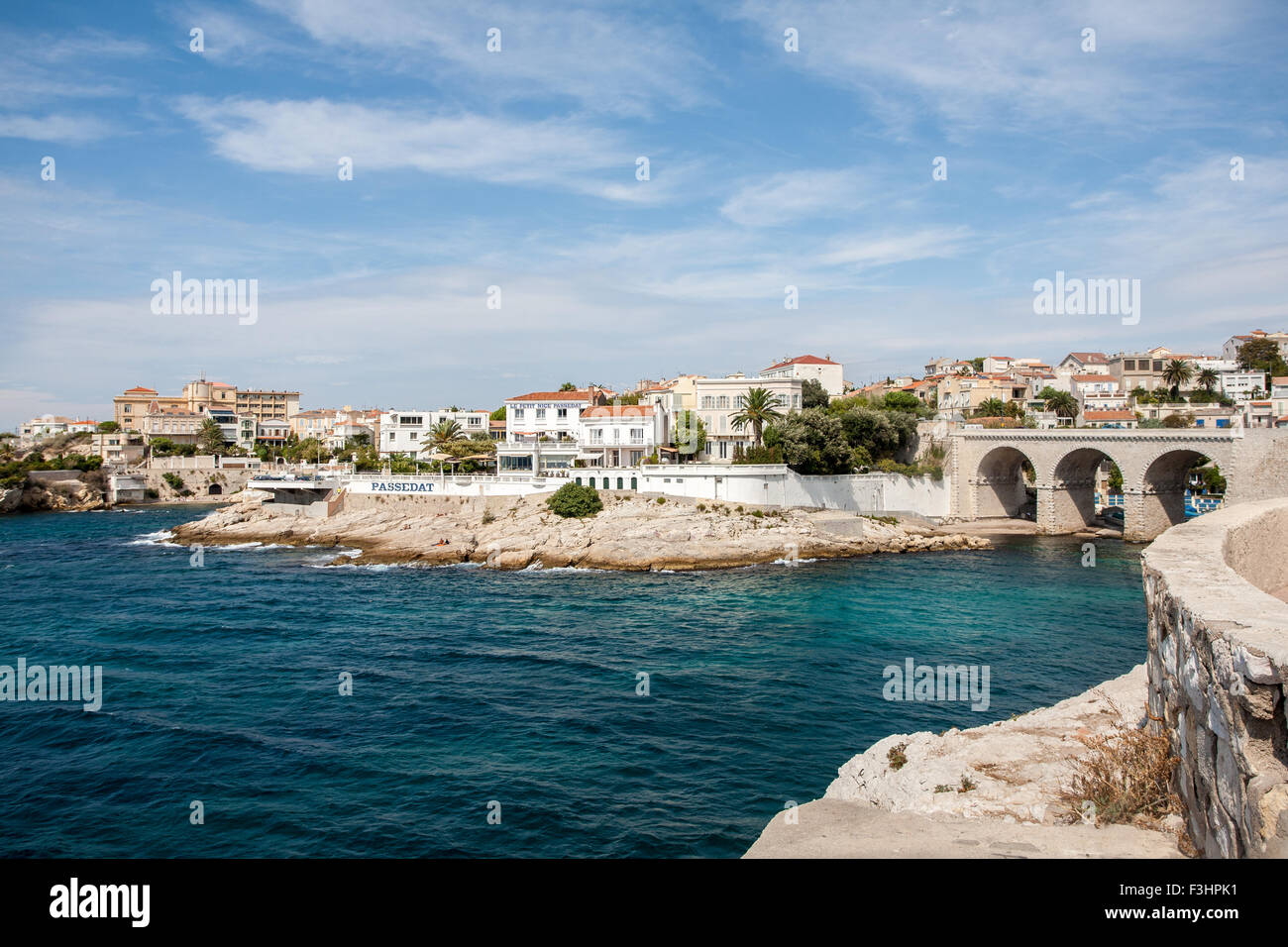 Corniche President John Fitzgerald Kennedy, Marseille, France Stock ...