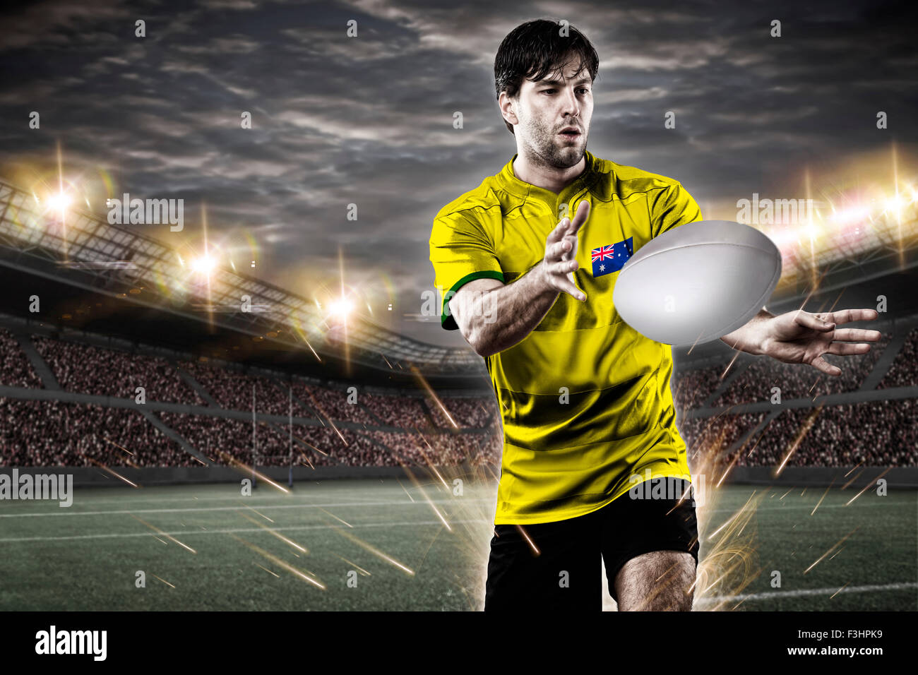 Australian rugby ball hi-res stock photography and images - Alamy