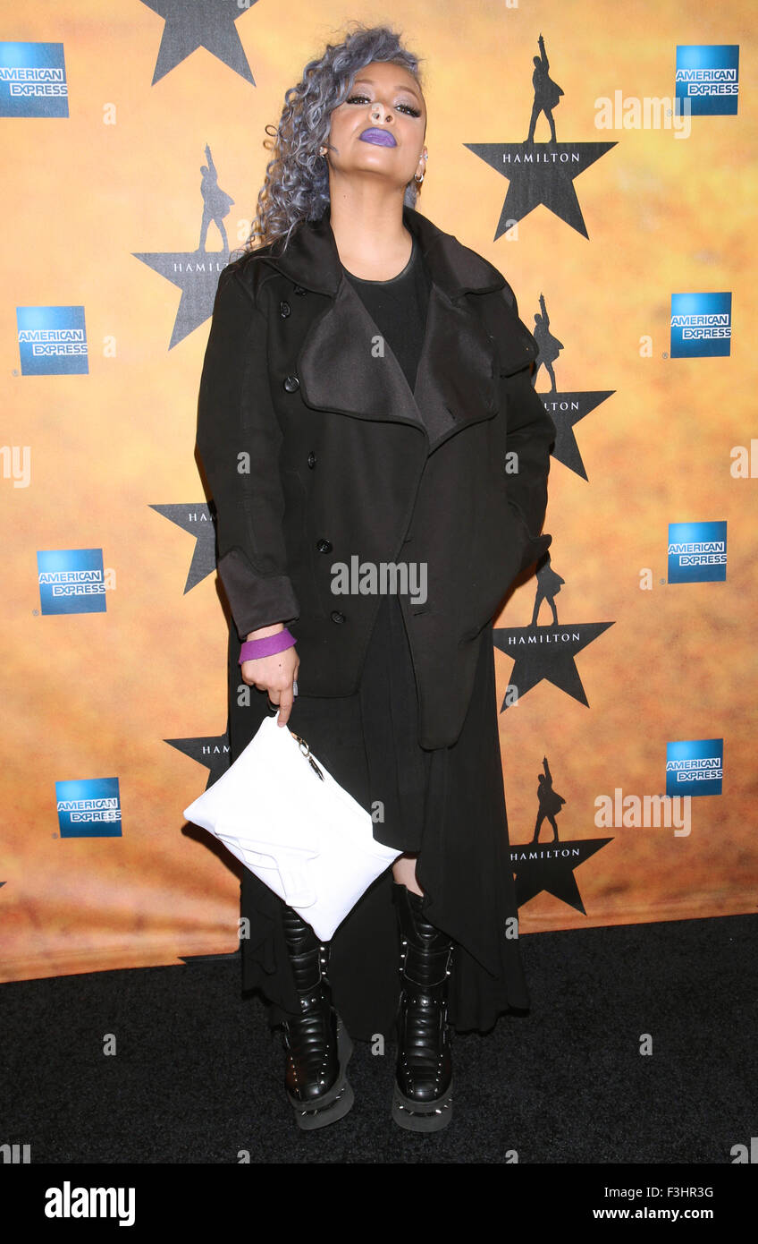 Opening night of the Broadway musical Hamilton at the Richard Rodgers ...