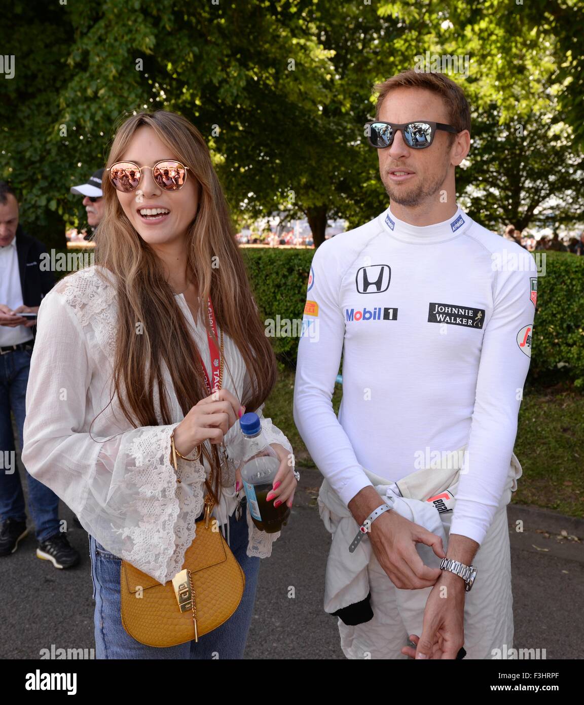 Wife of jenson button hi-res stock photography and images - Alamy
