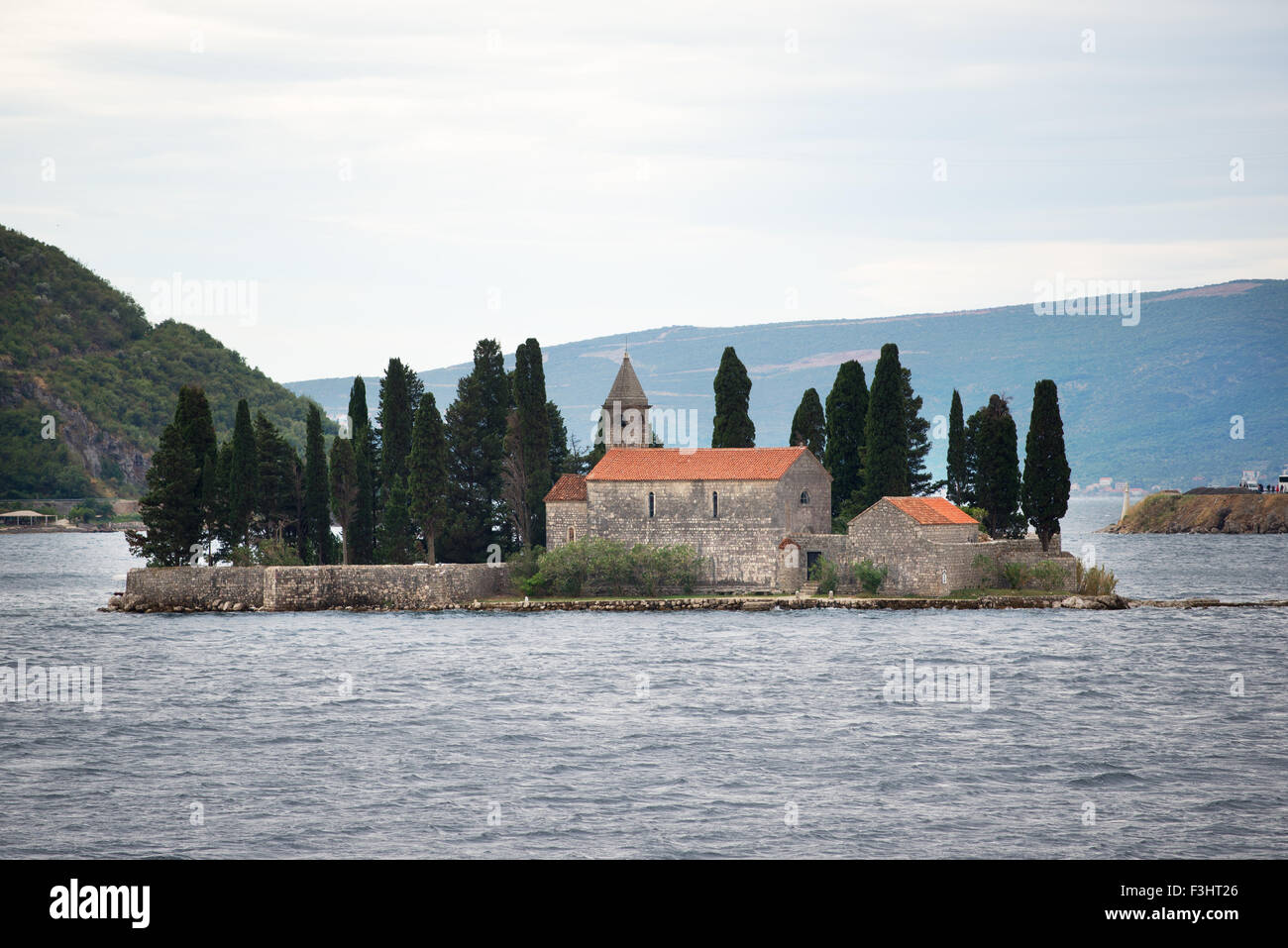 Benedictine monastery on Saint George Island, Perast, Bay of Kotor ...