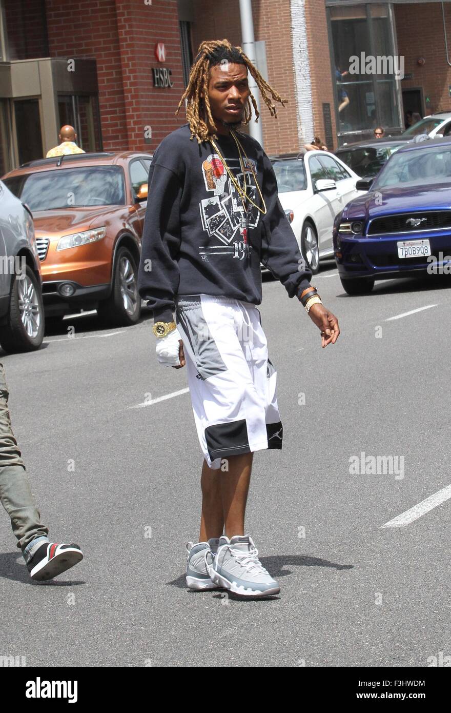 Rapper Fetty Wap leaves the doctors office with a bandaged hand in ...