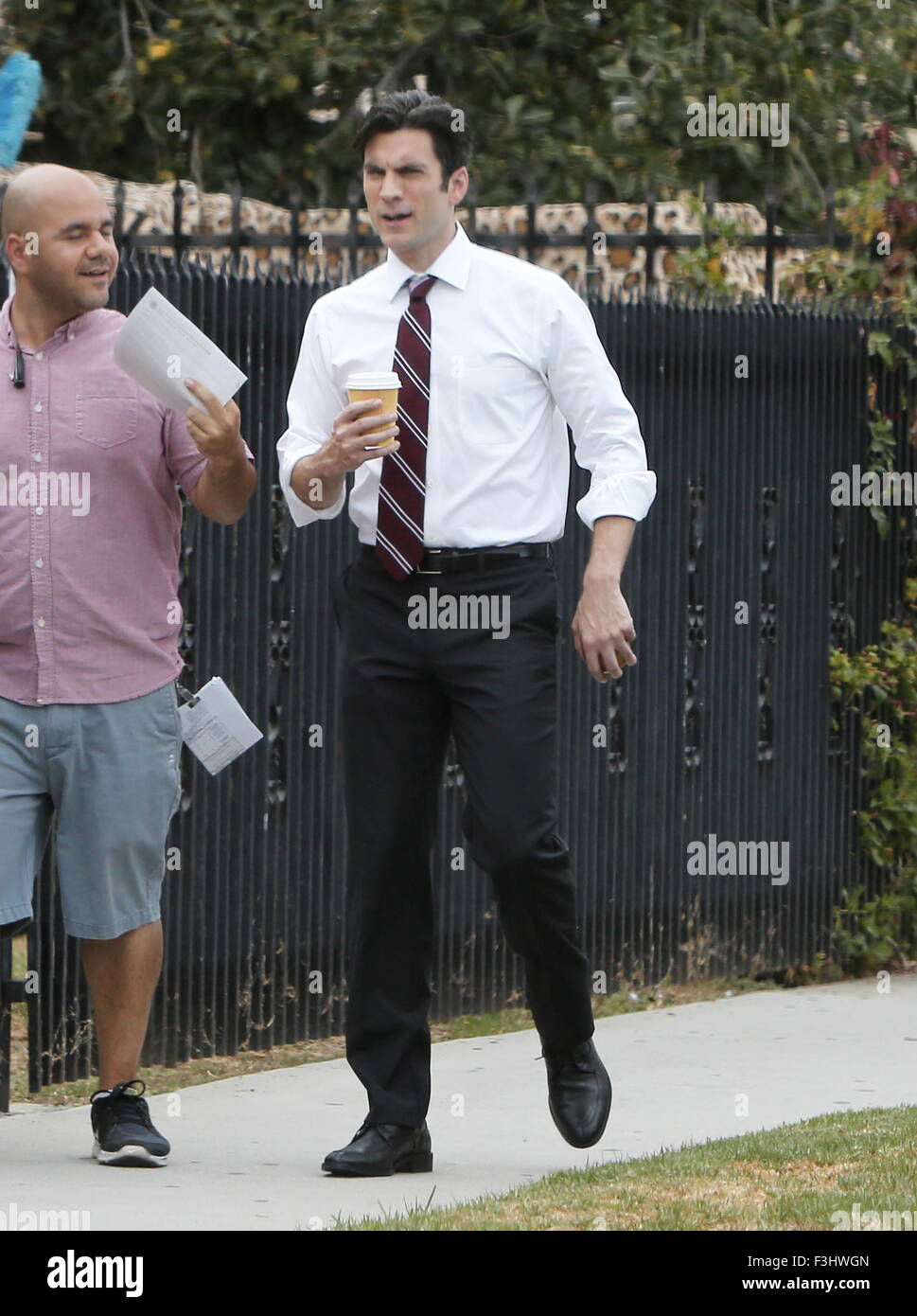 Actor Wes Bentley spotted filming "American Horror Story" filming in ...