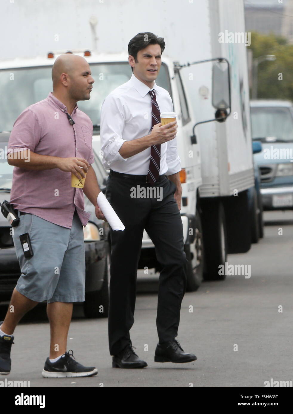 Actor Wes Bentley spotted filming "American Horror Story" filming in ...