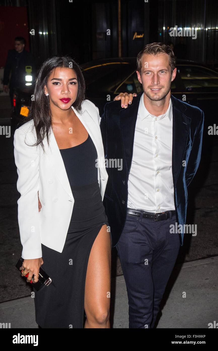 New York, NY, USA. 7th Oct, 2015. Hannah Bronfman, Brendan Fallis at ...