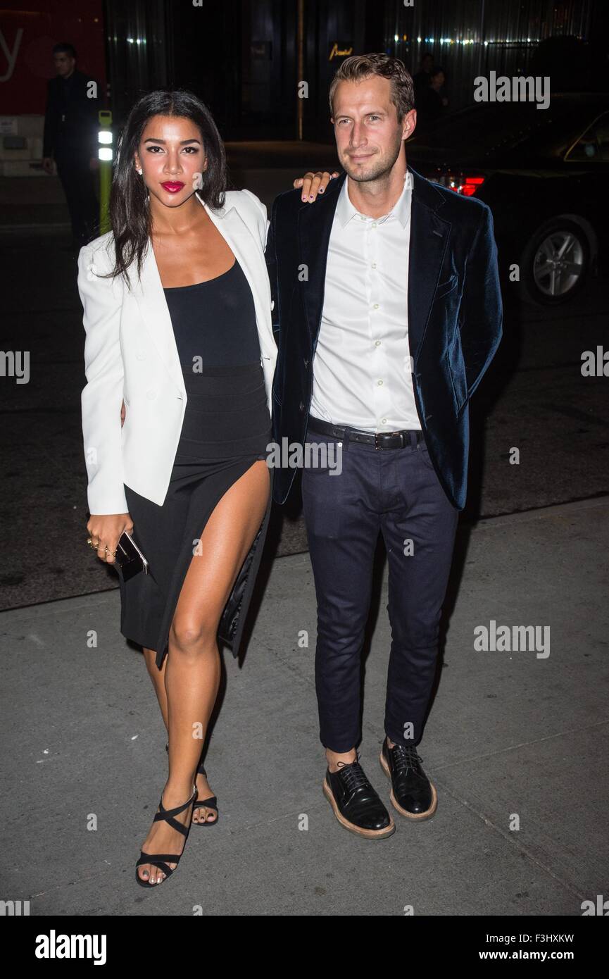 New York, NY, USA. 7th Oct, 2015. Hannah Bronfman, Brendan Fallis at ...