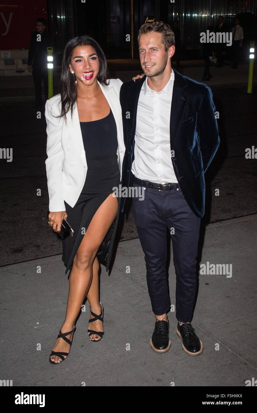 New York, NY, USA. 7th Oct, 2015. Hannah Bronfman, Brendan Fallis at ...