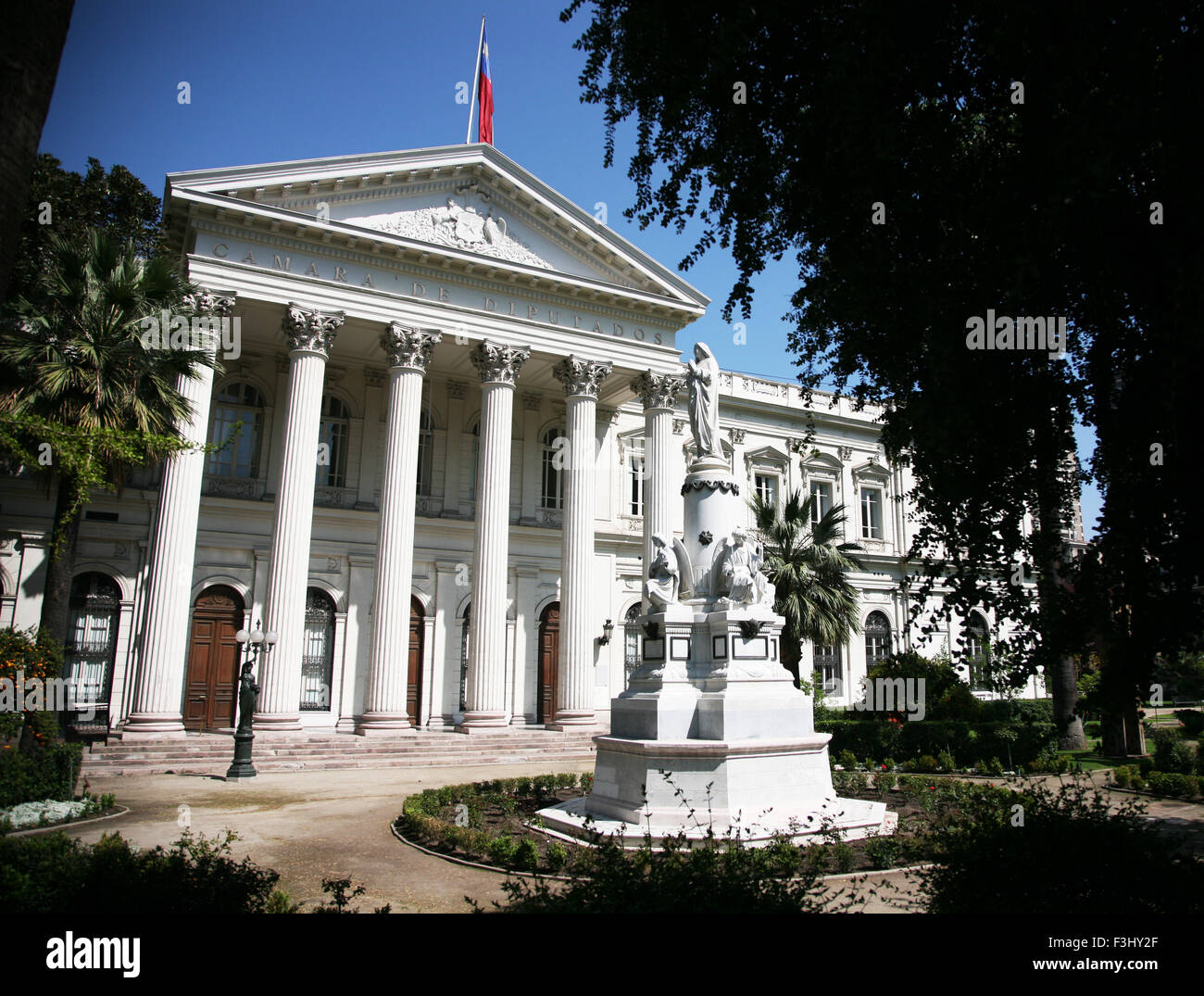 Entrance to the Chamber of Deputies in the old national congress ...