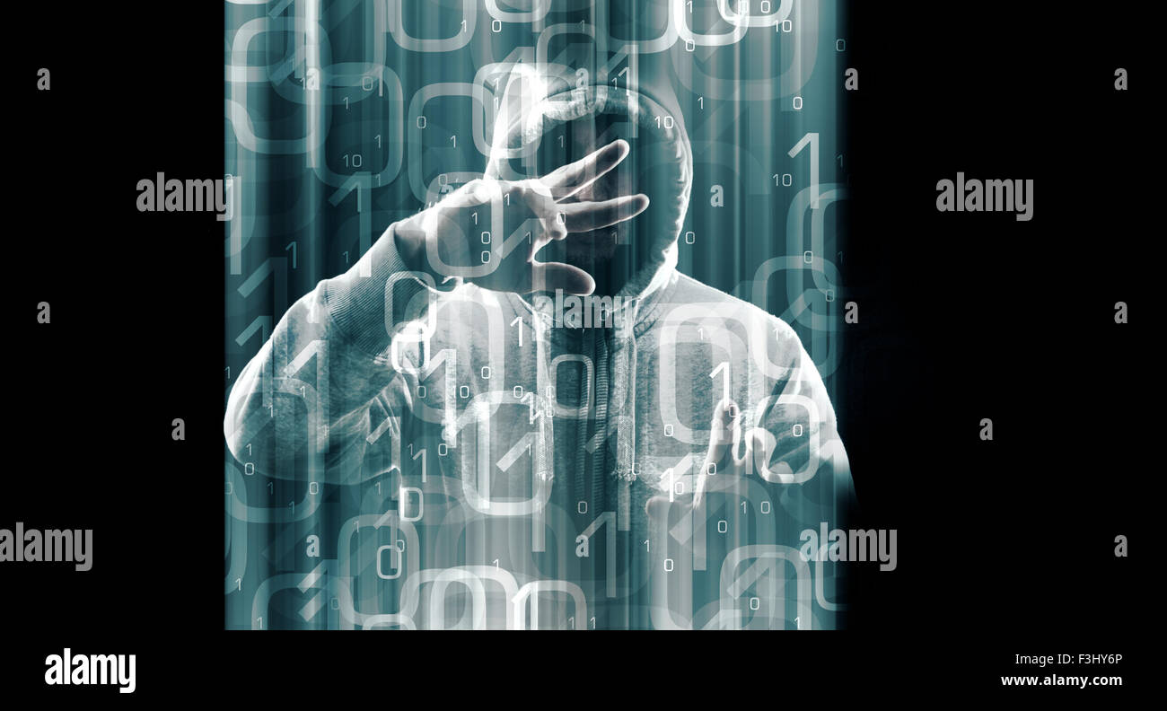Cyber security, admin protect company network Stock Photo - Alamy