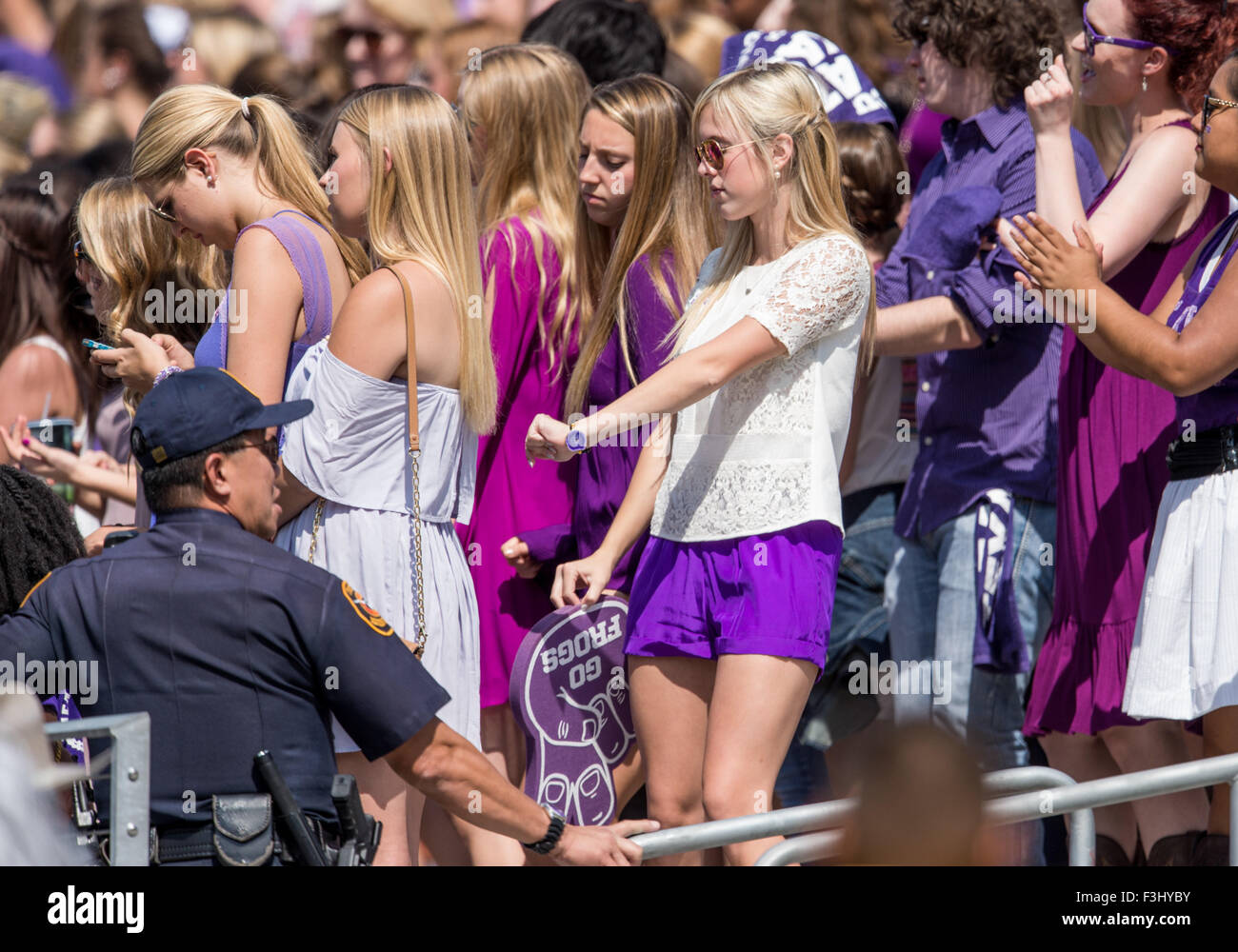 Tcu fans hi-res stock photography and images - Alamy