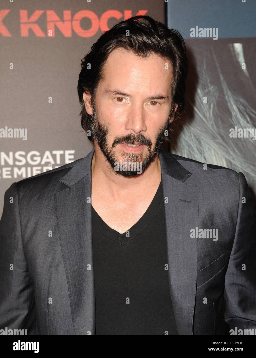 Los Angeles, CA, USA. 7th Oct, 2015. Keanu Reeves at arrivals for KNOCK ...