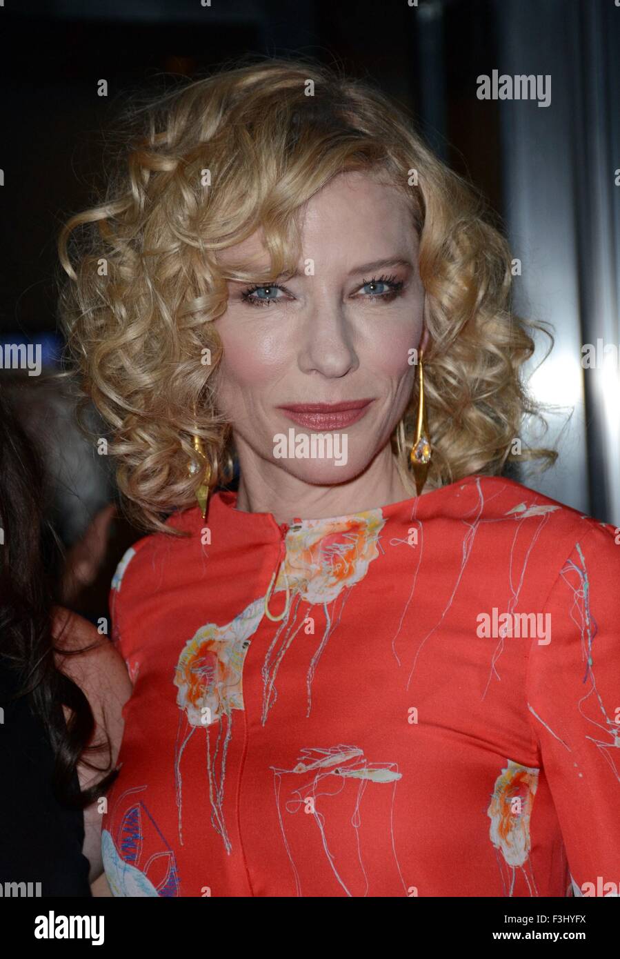 New York, NY, USA. 7th Oct, 2015. Cate Blanchett at arrivals for TRUTH ...