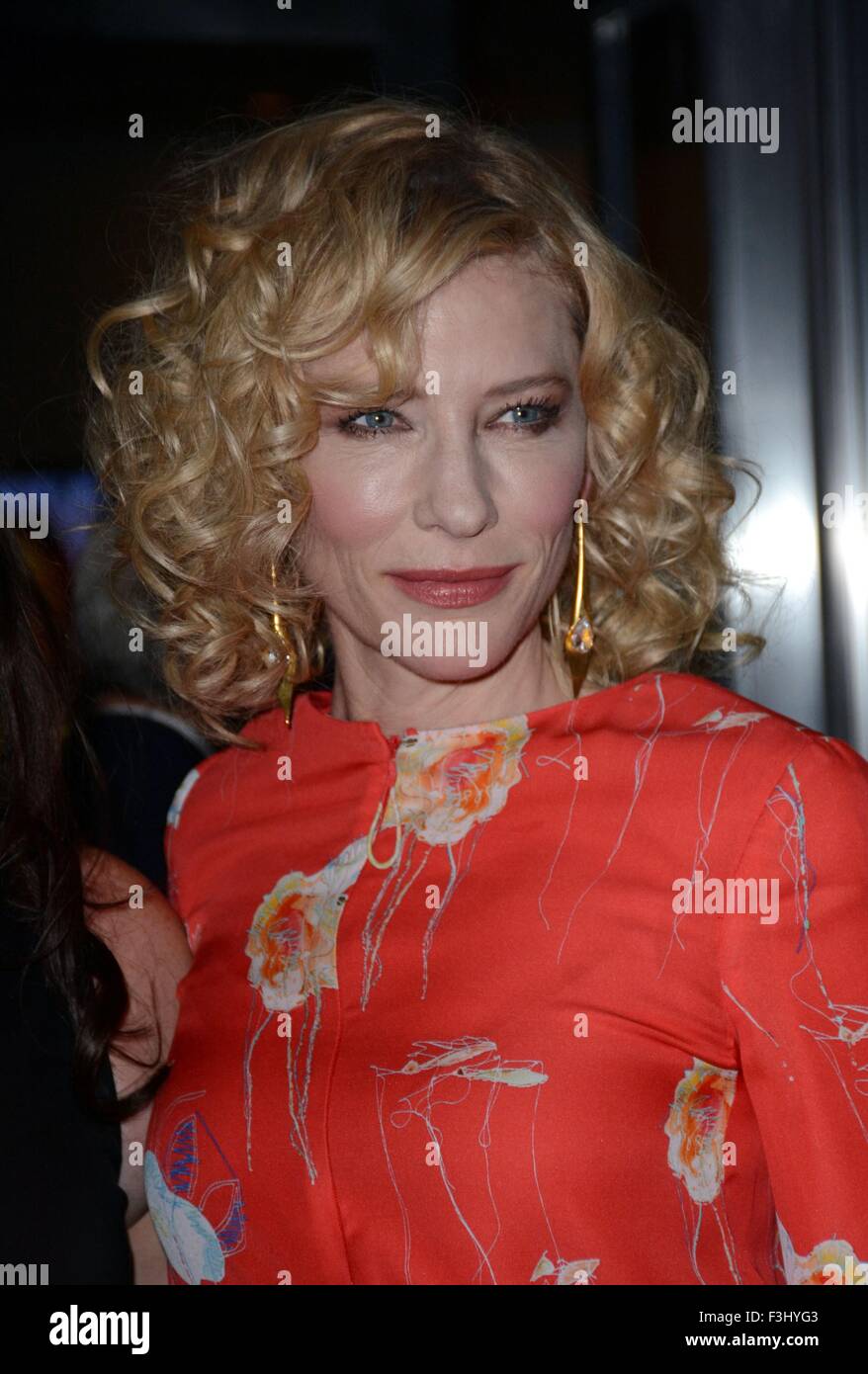 New York, NY, USA. 7th Oct, 2015. Cate Blanchett at arrivals for TRUTH ...