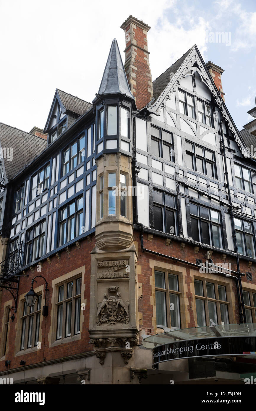 Tudor style buildings in Chester Stock Photo - Alamy