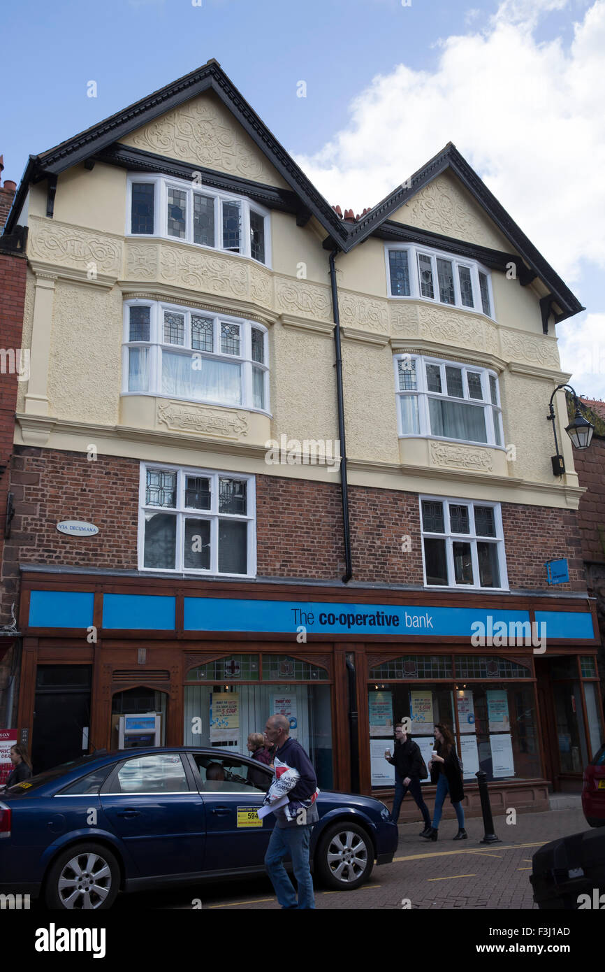The Cooperative bank in Chester Stock Photo - Alamy