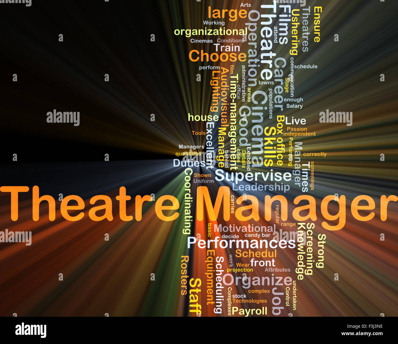 Theatre word cloud illustration tag High Resolution Stock Photography ...