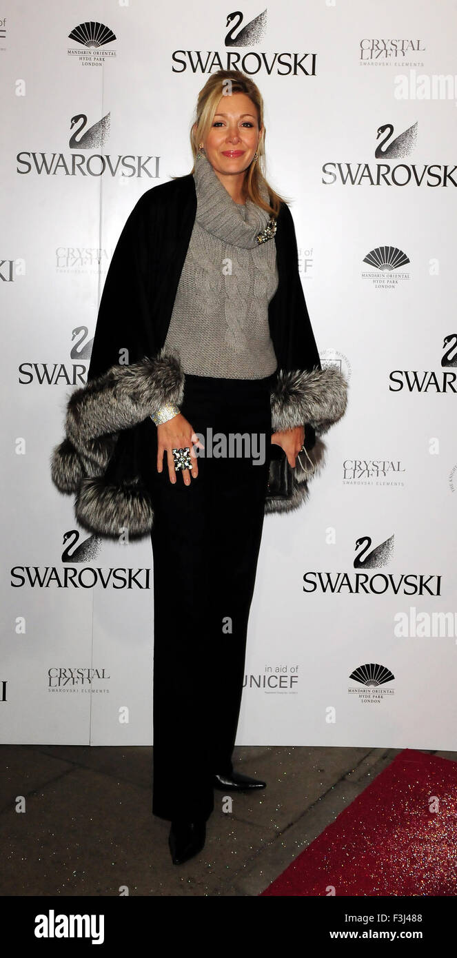 Nadja Swarovski attends the cocktail reception ahead of the lighting of ...