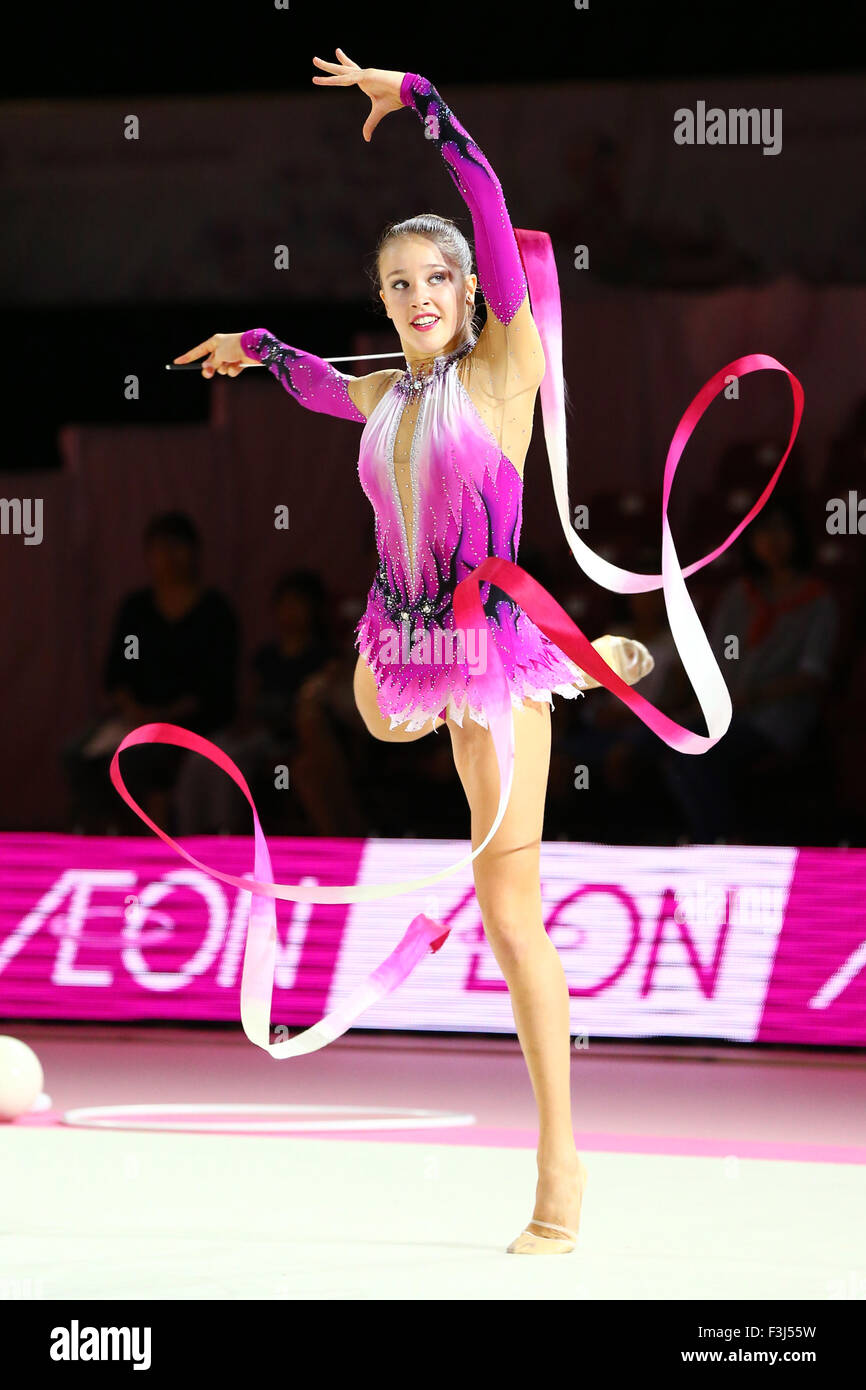 Tokyo Metropolitan Gymnasium, Tokyo, Japan. 2nd Oct, 2015. Emma Lozhkin ...
