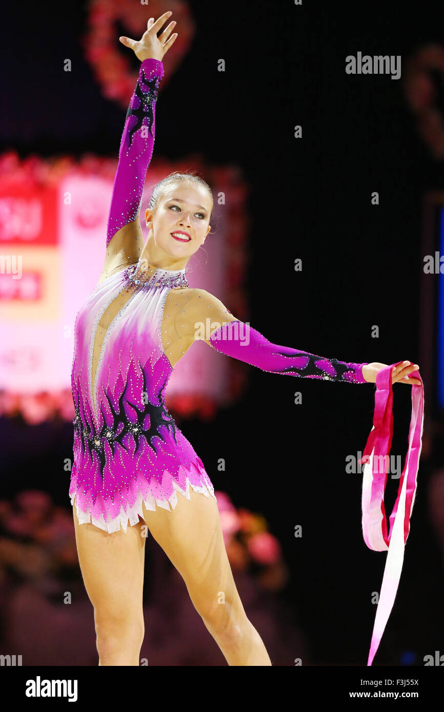 Tokyo Metropolitan Gymnasium, Tokyo, Japan. 2nd Oct, 2015. Emma Lozhkin ...