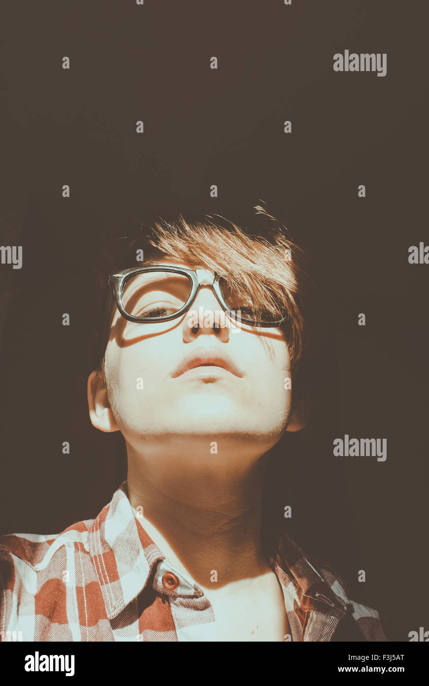 Geek glasses hi-res stock photography and images - Alamy