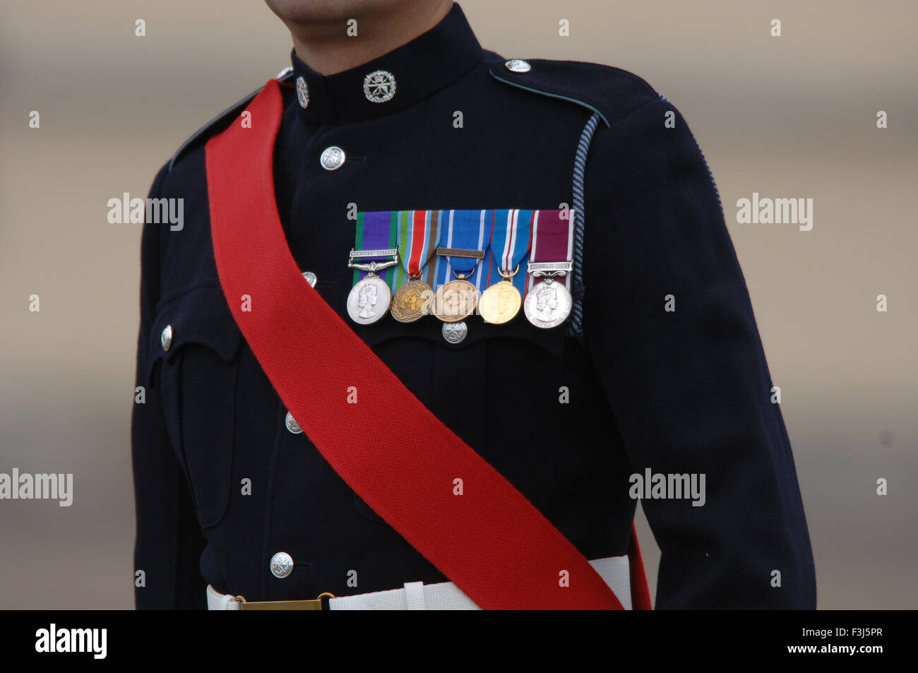 soldier with medals Stock Photo - Alamy