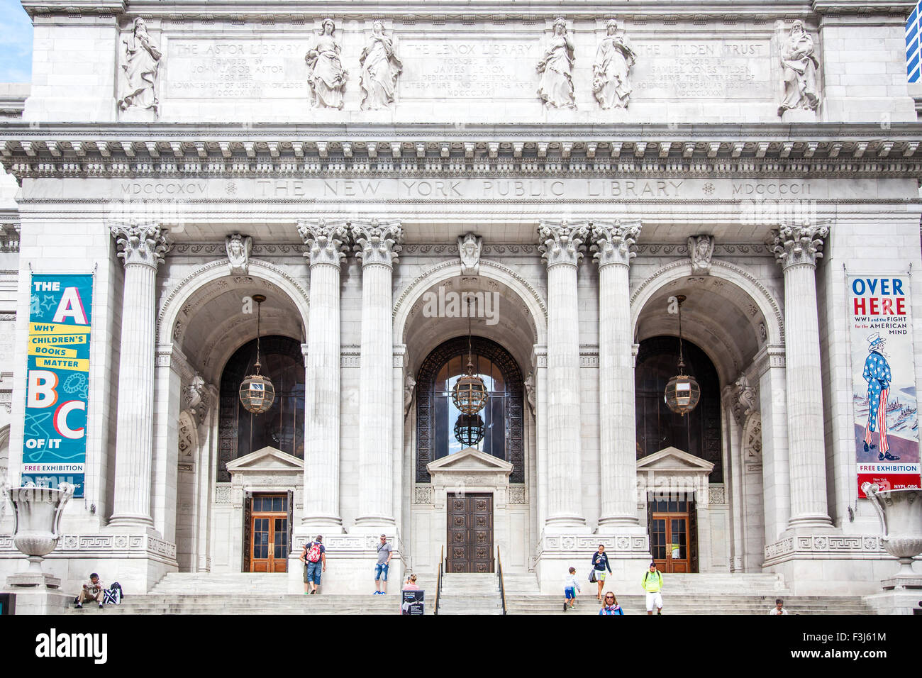 The New York Public Library in Manhattan Stock Photo - Alamy
