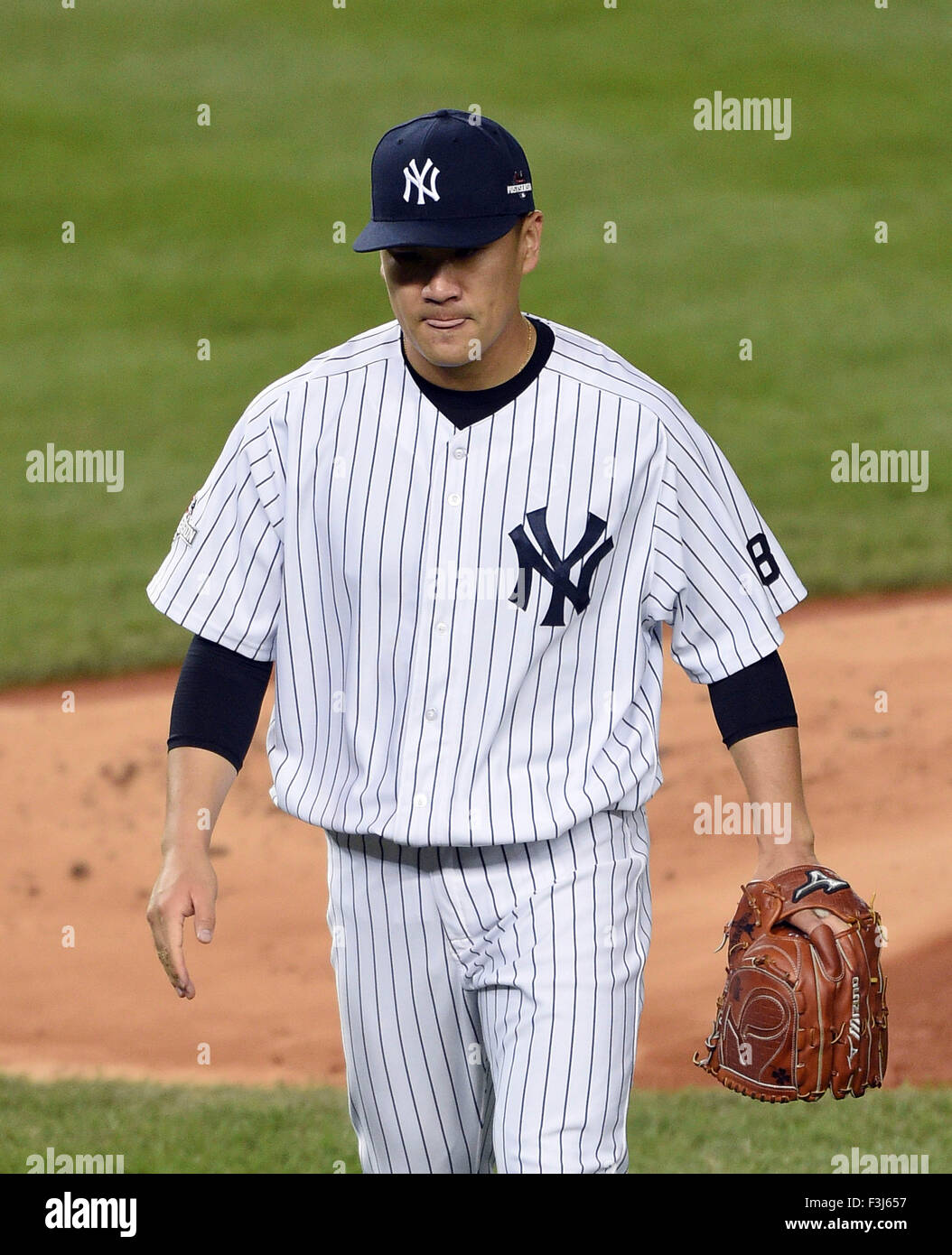 Masahiro Tanaka (Yankees), OCTOBER 6, 2015 - MLB : New York Yankees starting pitcher Masahiro ...