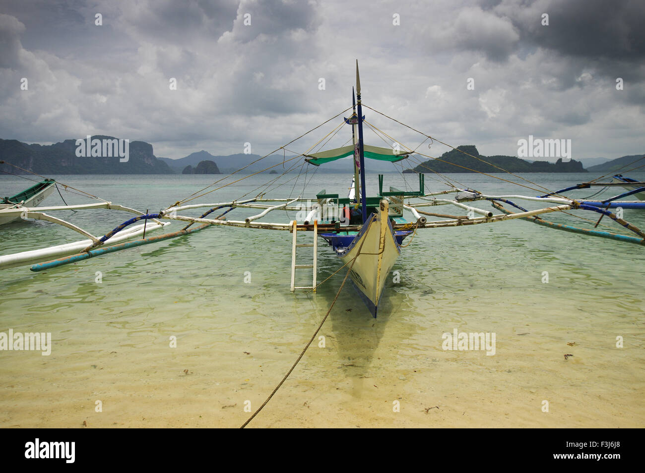 Bangka boats near El Nido - Palawan, Philippines Stock Photo - Alamy