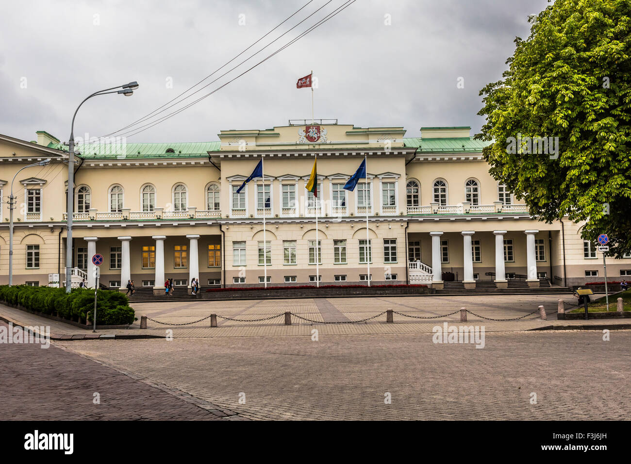 The Presidential Palace in Vilnius, the official residence of the ...