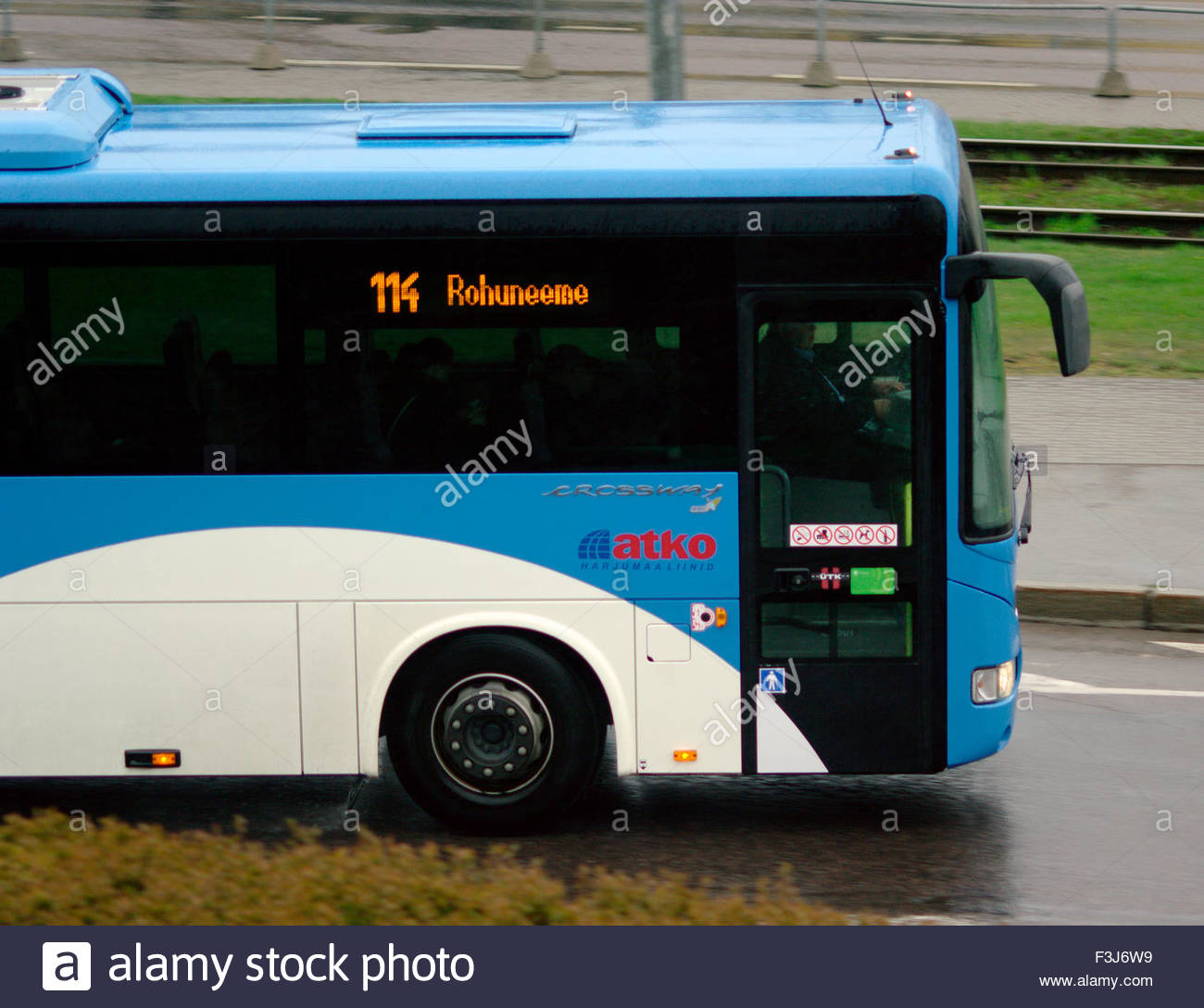 Bus Transport Tallinn Estonia Europe High Resolution Stock Photography ...