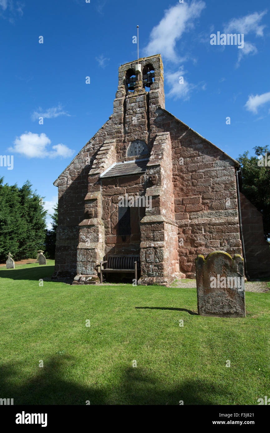 Village of Shocklach, Cheshire, England. Picturesque view the Grade I ...