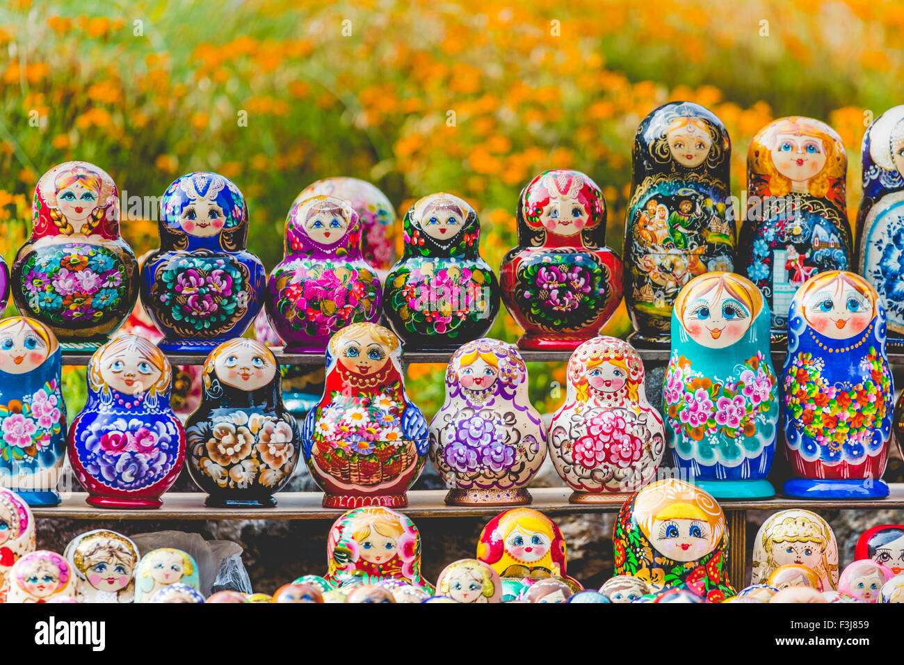 Matryoshkas in souvenir shop in Riga, Latvia Stock Photo - Alamy