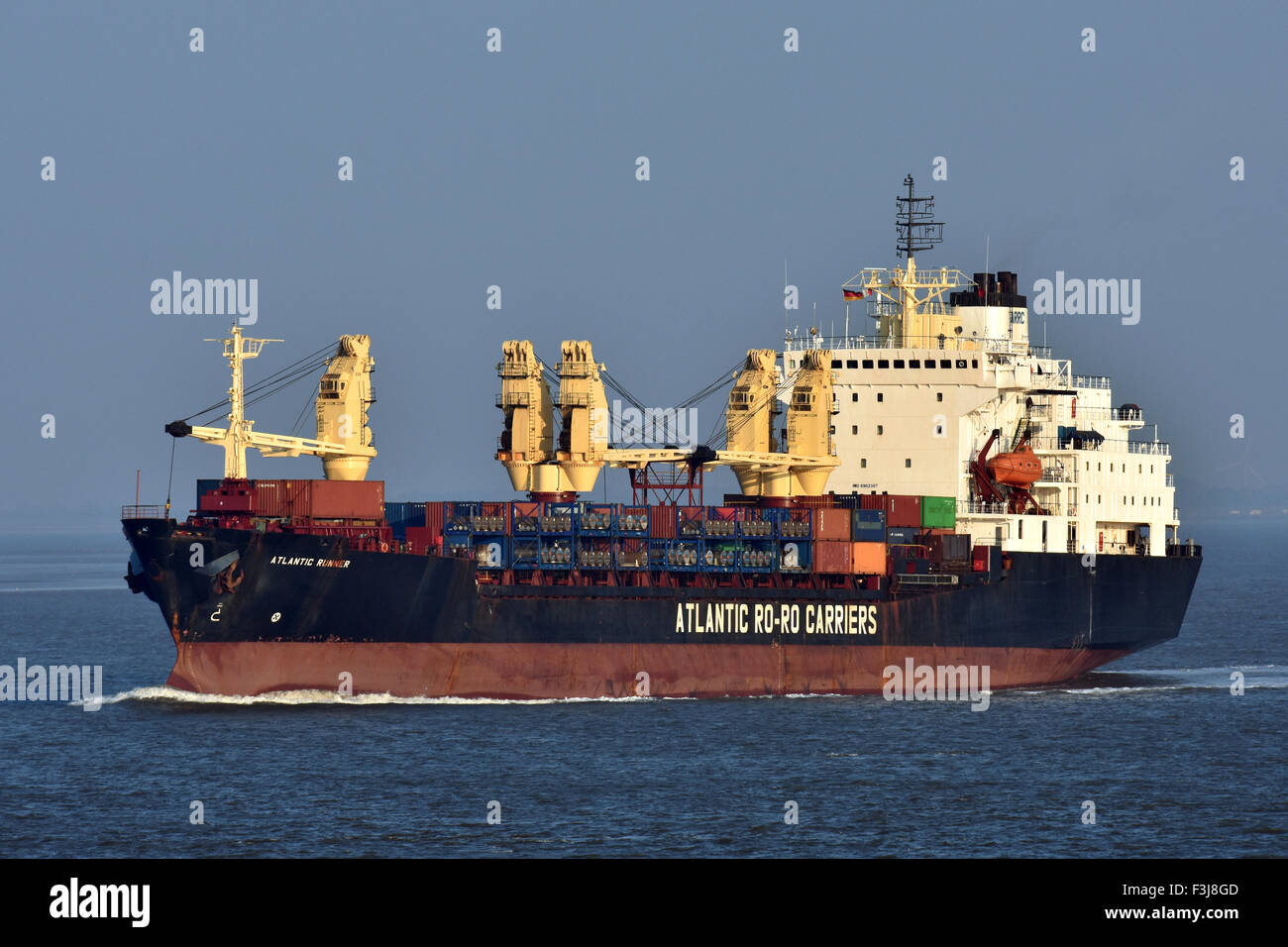General Cargo Ship Atlantic Runner Stock Photo - Alamy
